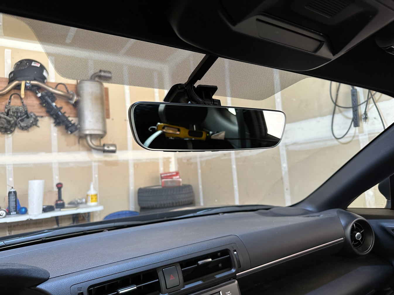 GR86/GT86/FRS/BRZ Frameless Mirror w/Homelink, Auto-Dim, and USB Power ...