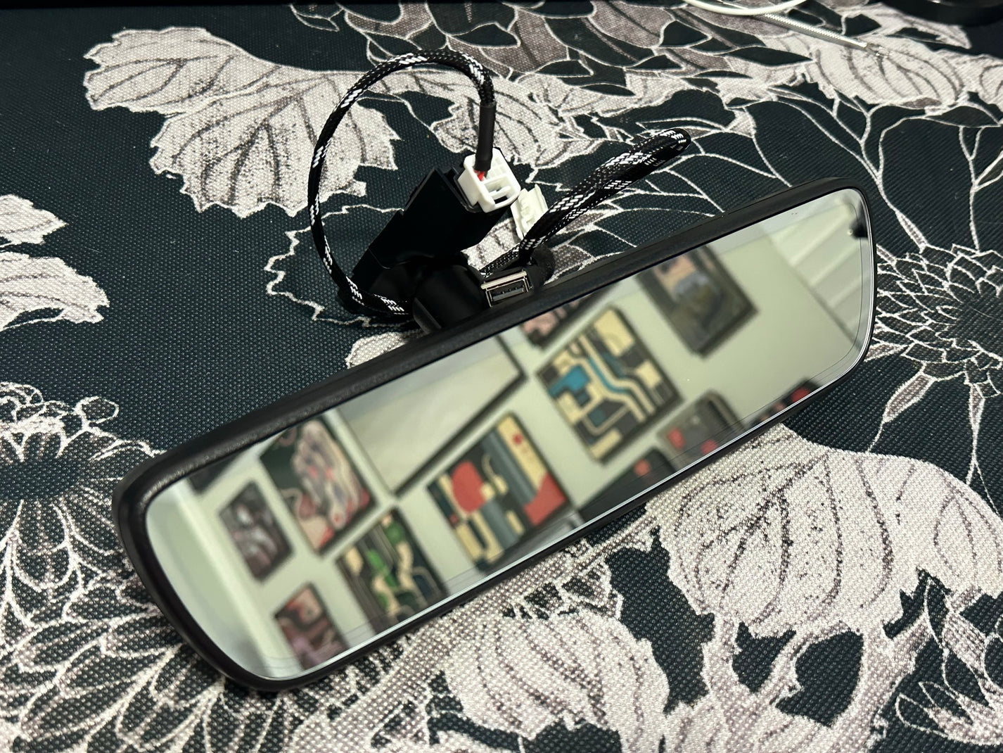 GR86/GT86/FRS/BRZ Frameless Mirror w/Homelink, Auto-Dim, and USB Power ...